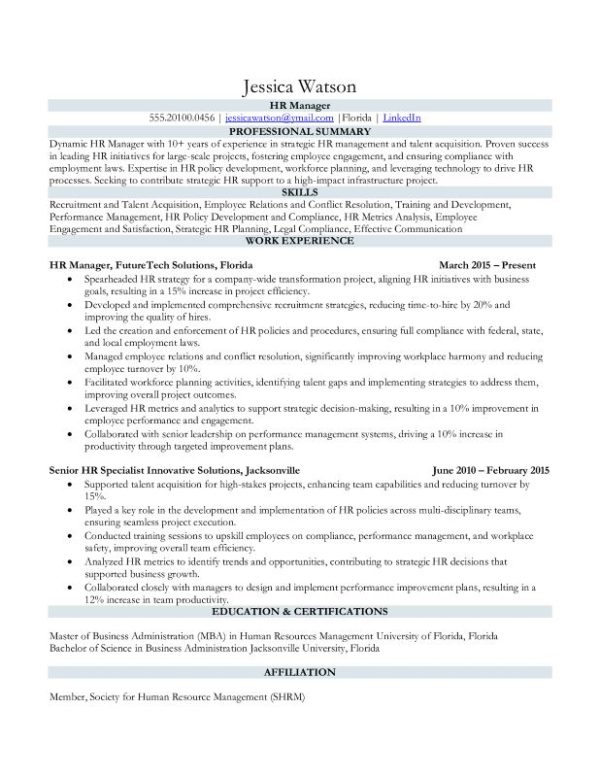 Resume Samples - Boxresume